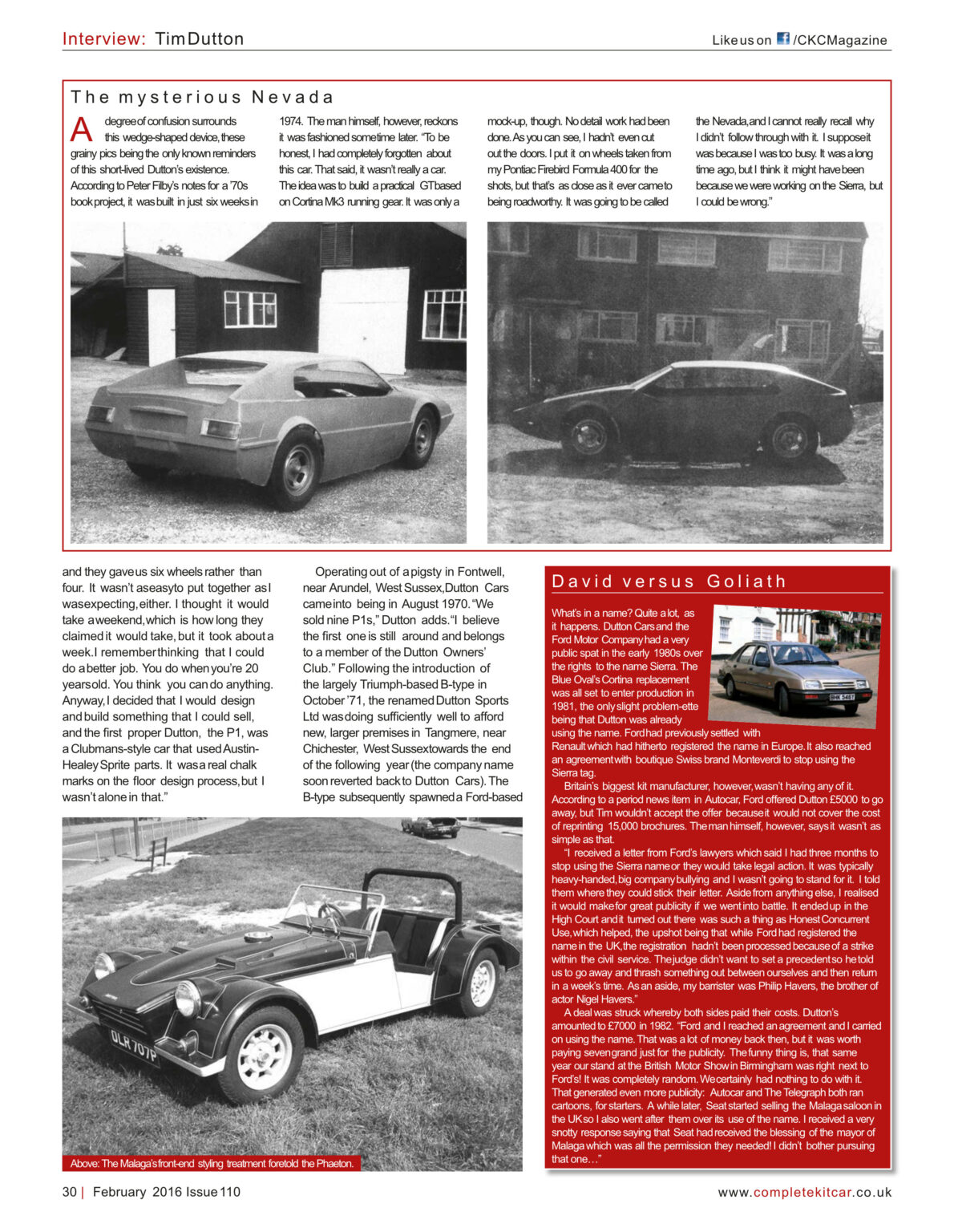 History - Dutton Cars